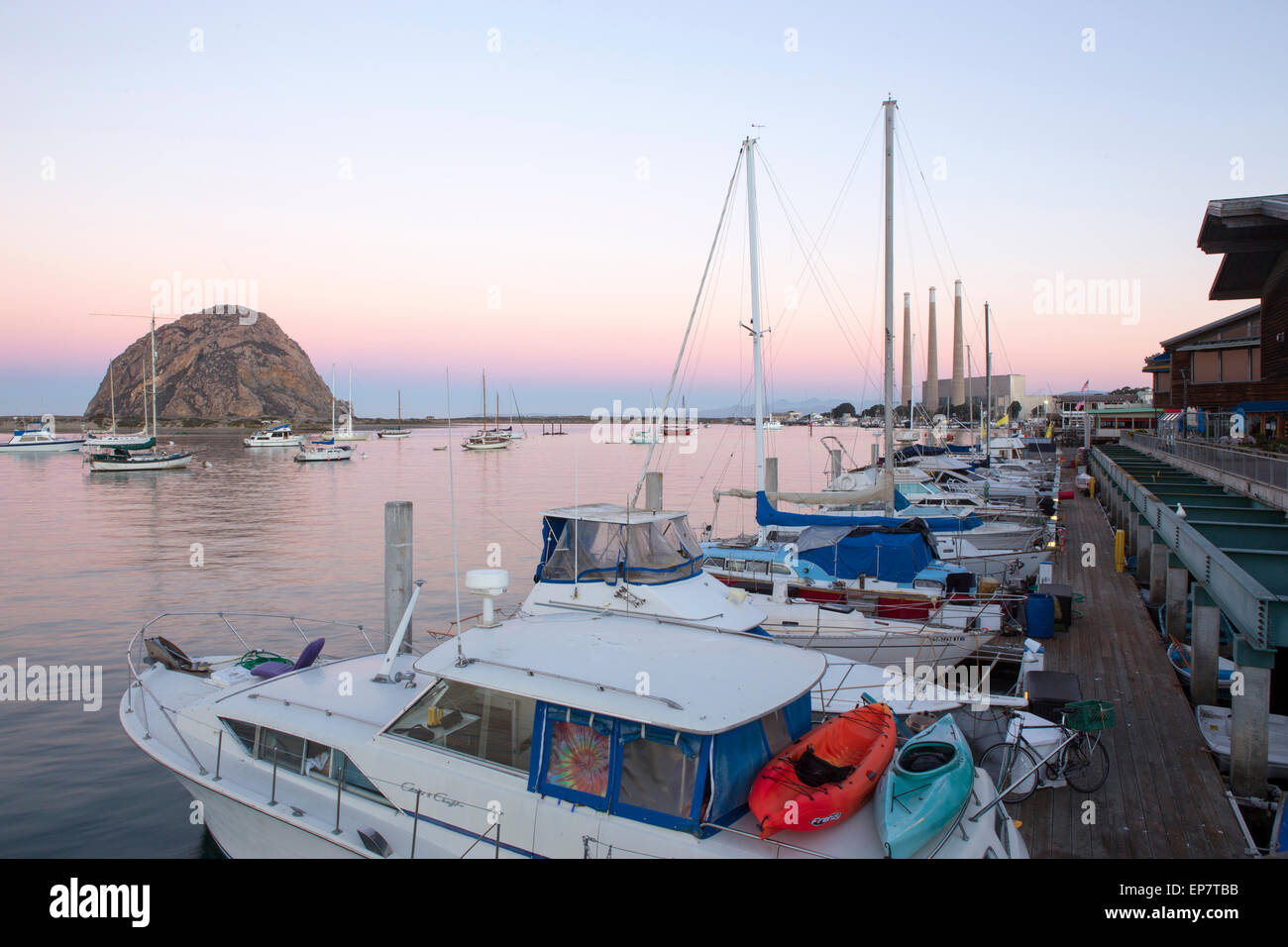 Morro bay marina Stock Photo - Alamy