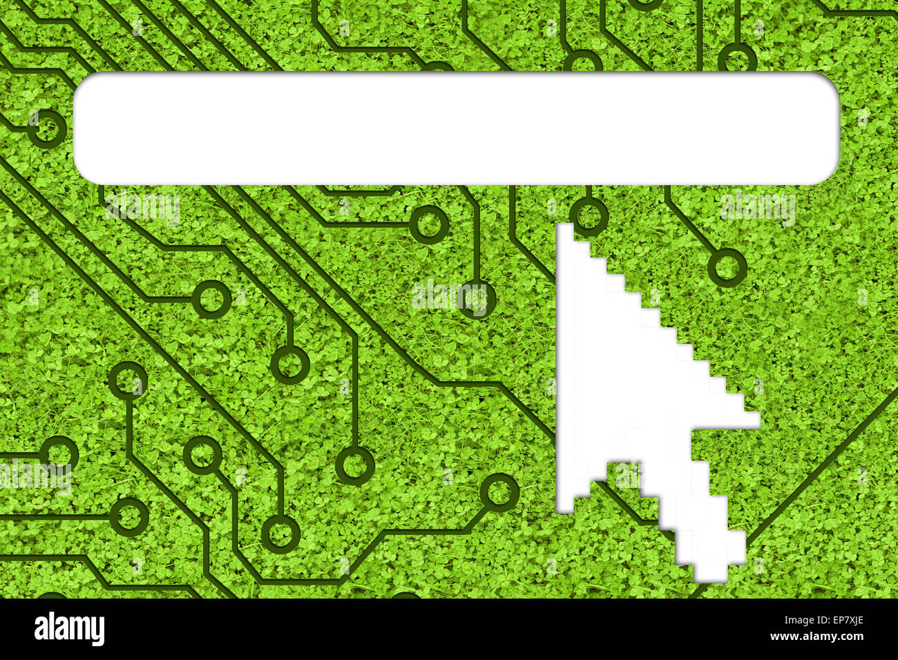 Empty url with computer arrow and copy space Stock Photo - Alamy