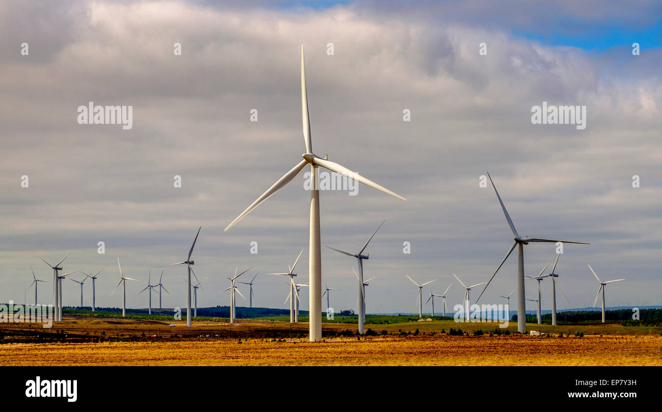 Wind turbines in Scotland Stock Photo - Alamy