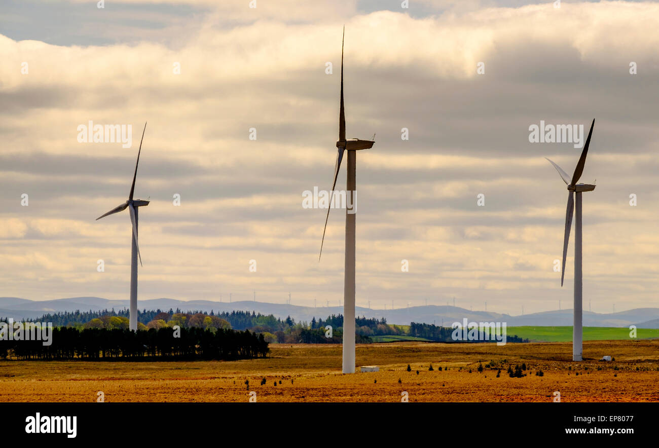 Wind turbines in Scotland Stock Photo - Alamy