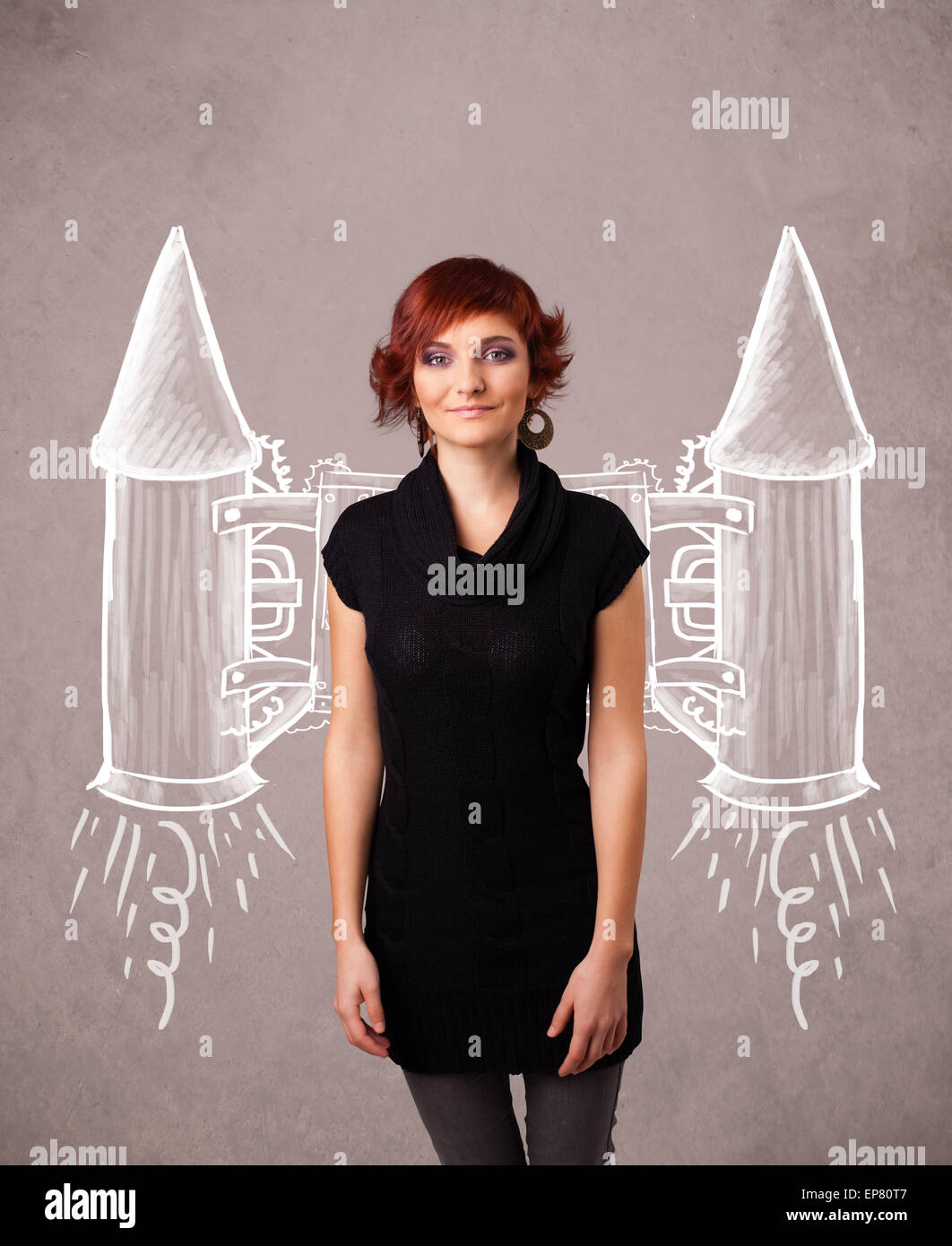 Cartoon rocketship hi-res stock photography and images - Alamy