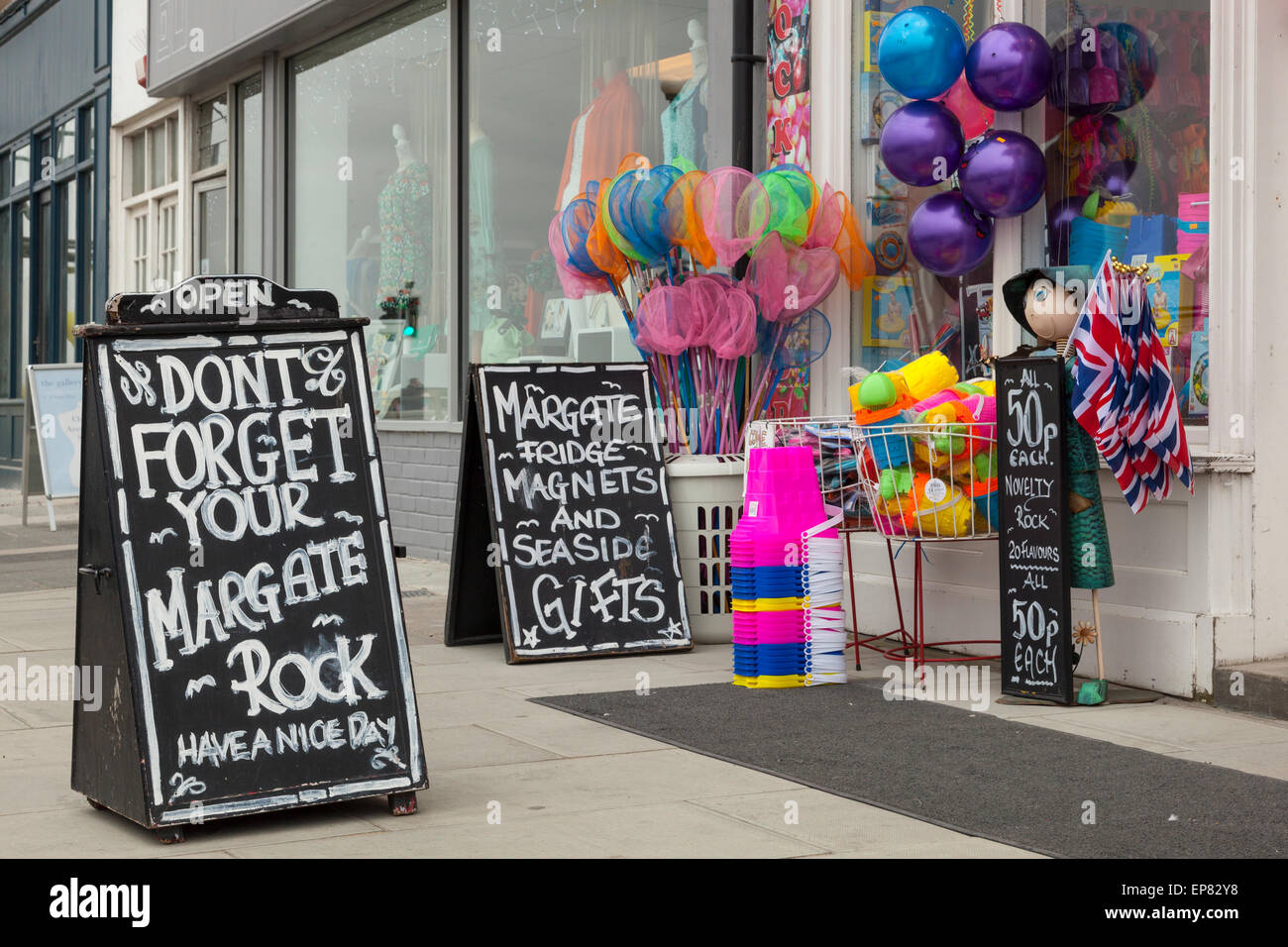 seaside shop in Margate, Kent, England Stock Photo - Alamy