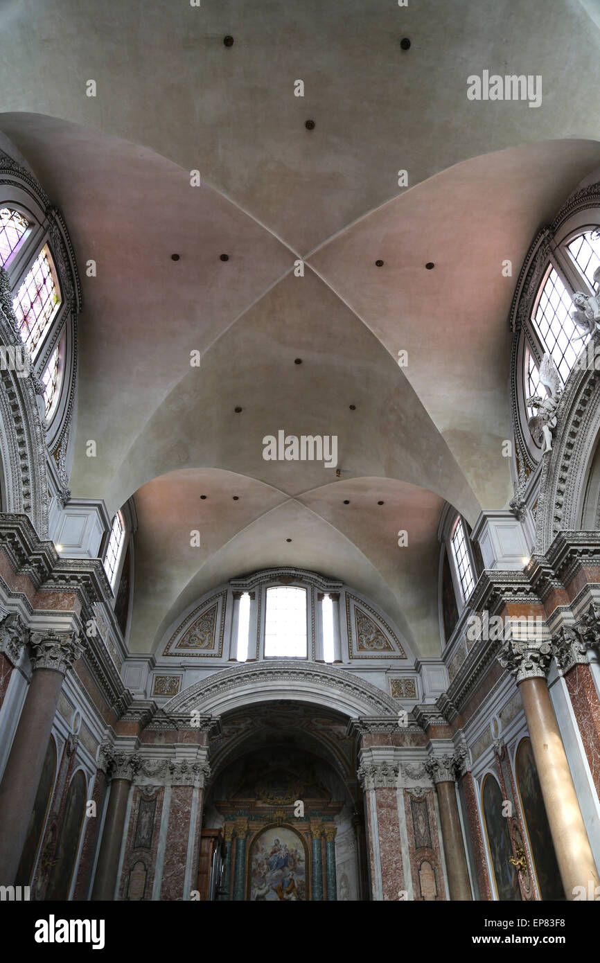 Italy. Rome. Basilica of St Mary of the Angels and Martyrs built inside ...