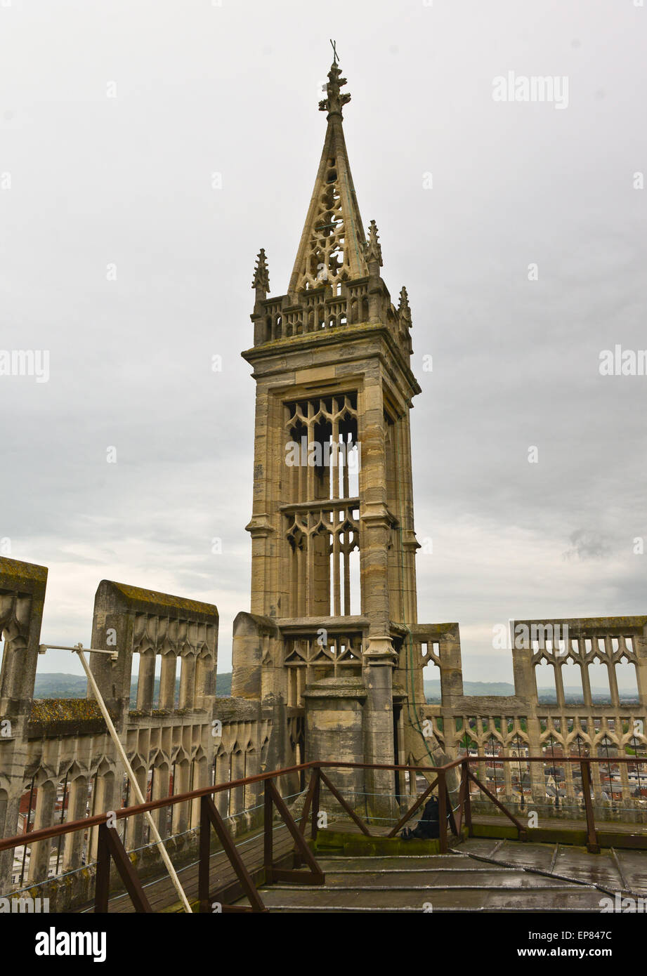 Aerial view city gloucester uk hi-res stock photography and images - Alamy