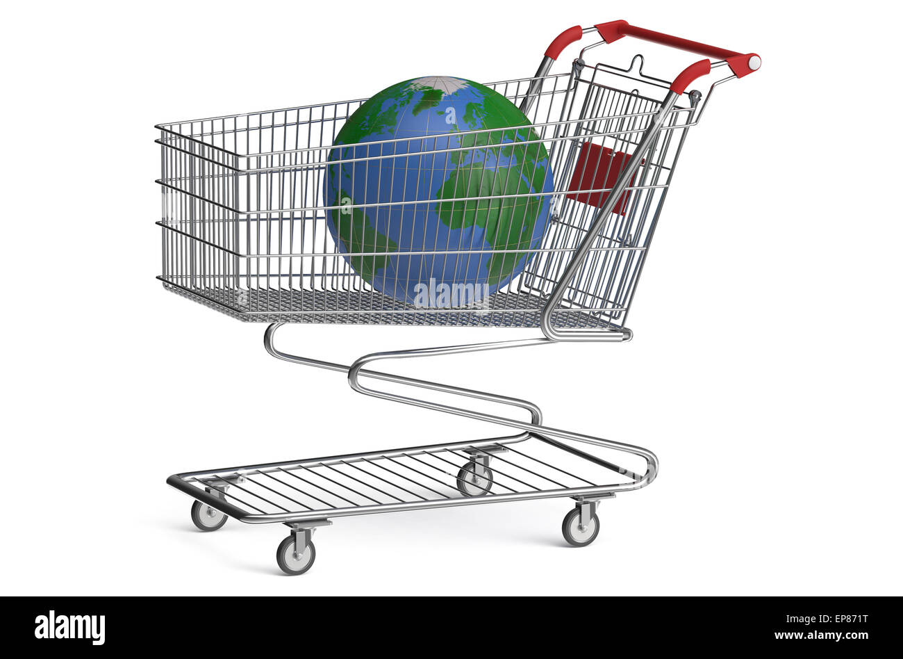 Global Commerce concept isolated on white background Stock Photo - Alamy