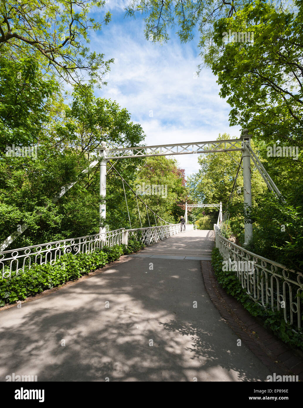 Belgium, Antwerp, bridge in the Stadspark Stock Photo - Alamy