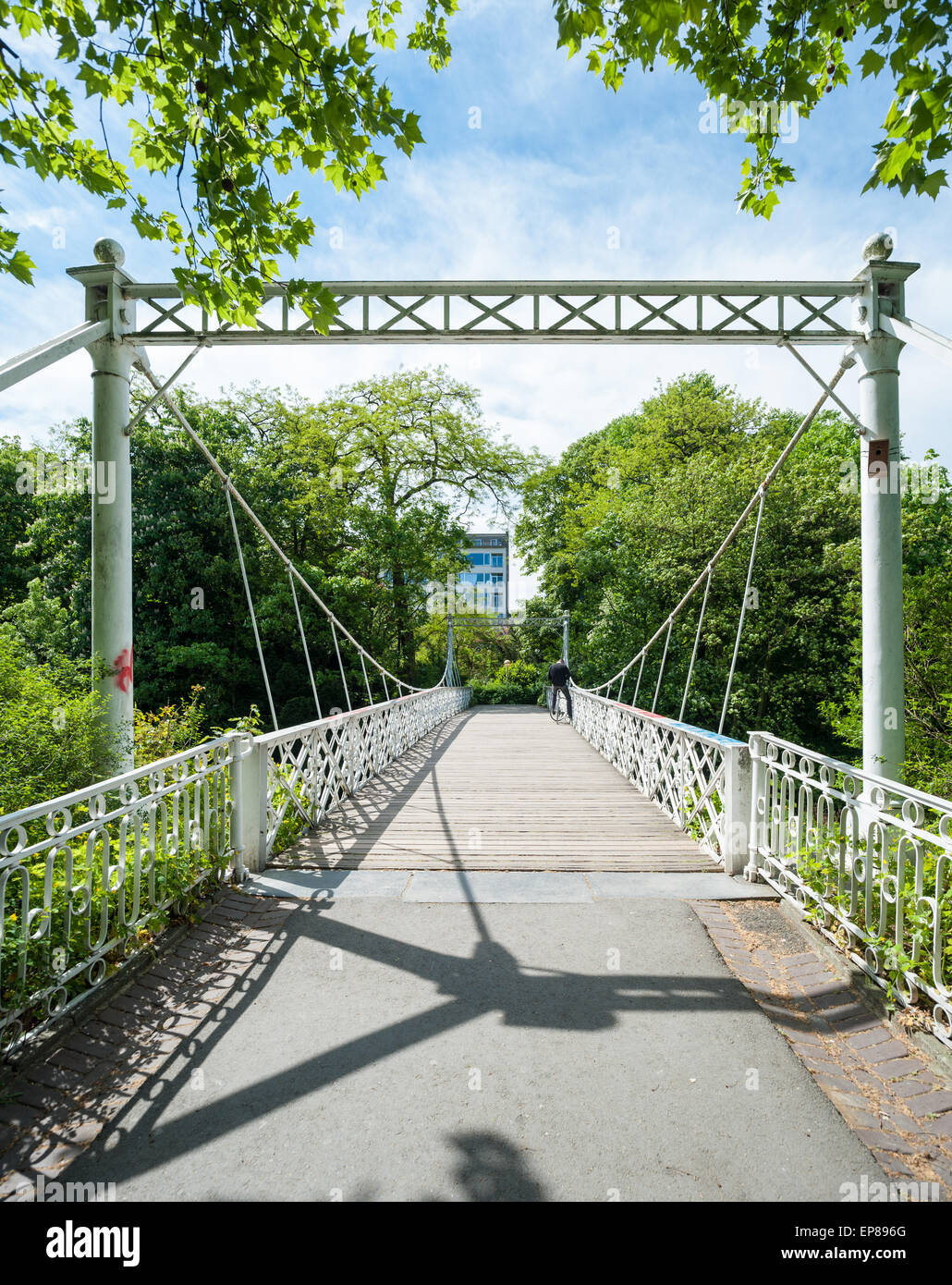 Belgium, Antwerp, bridge in the Stadspark Stock Photo - Alamy