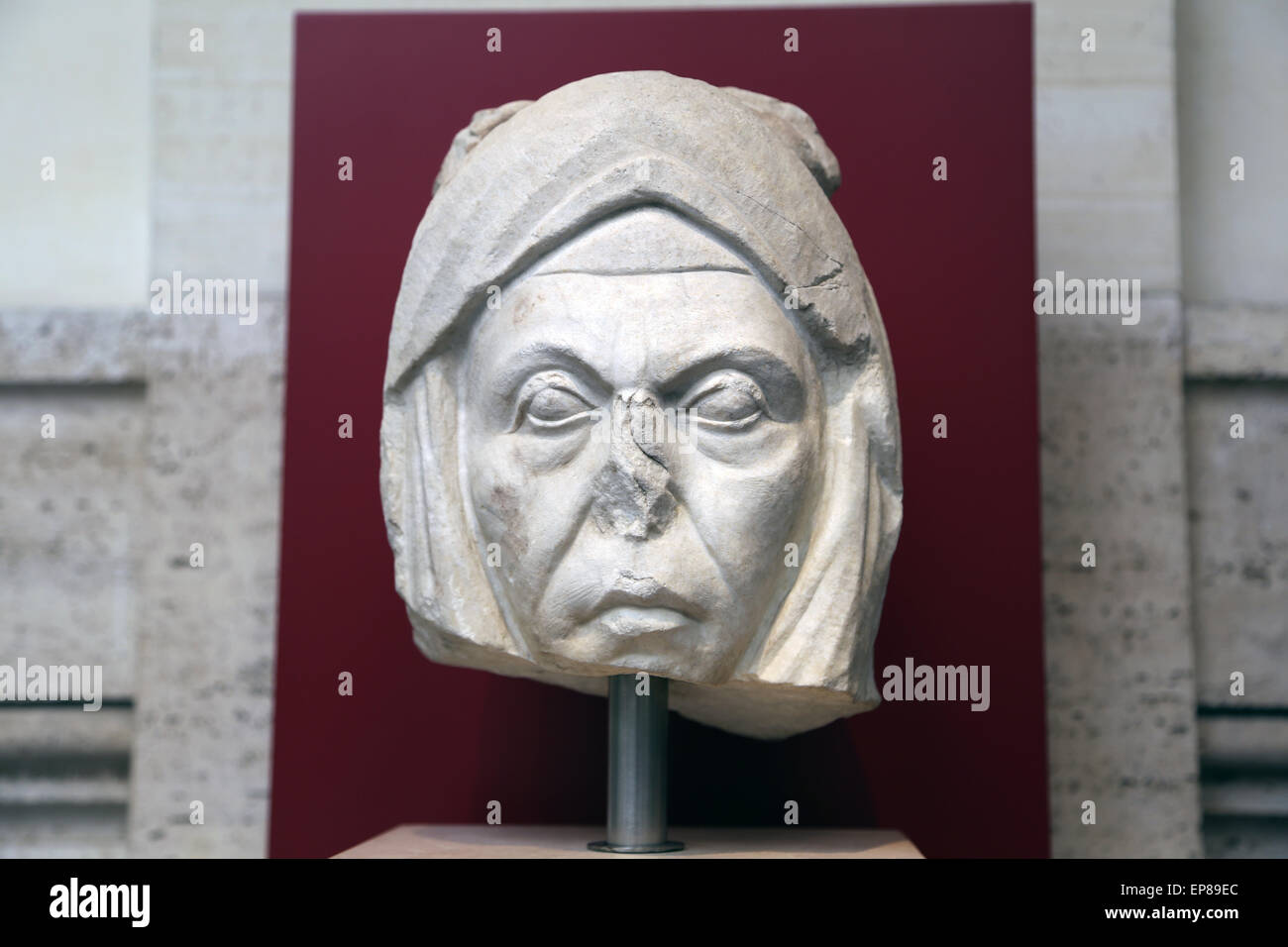 Roman art. Old woman. Portrait. 60-30 century BC. National Roman Museum ...