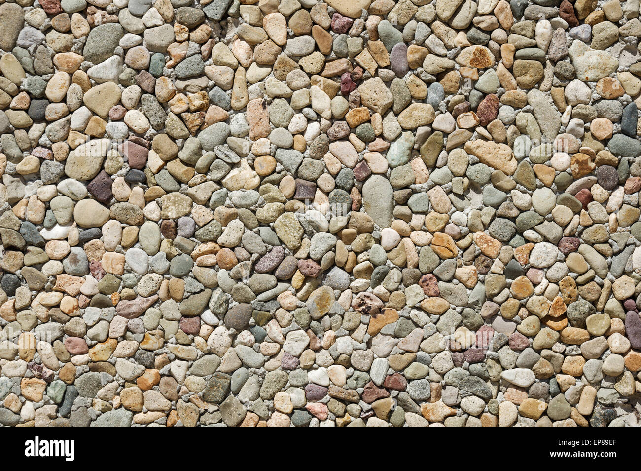 Pebble wall texture hi-res stock photography and images - Alamy