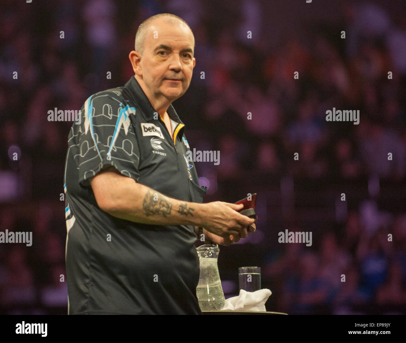 Brighton, UK. 14th May, 2015. Betway Premier League Darts. Matchday 15 ...