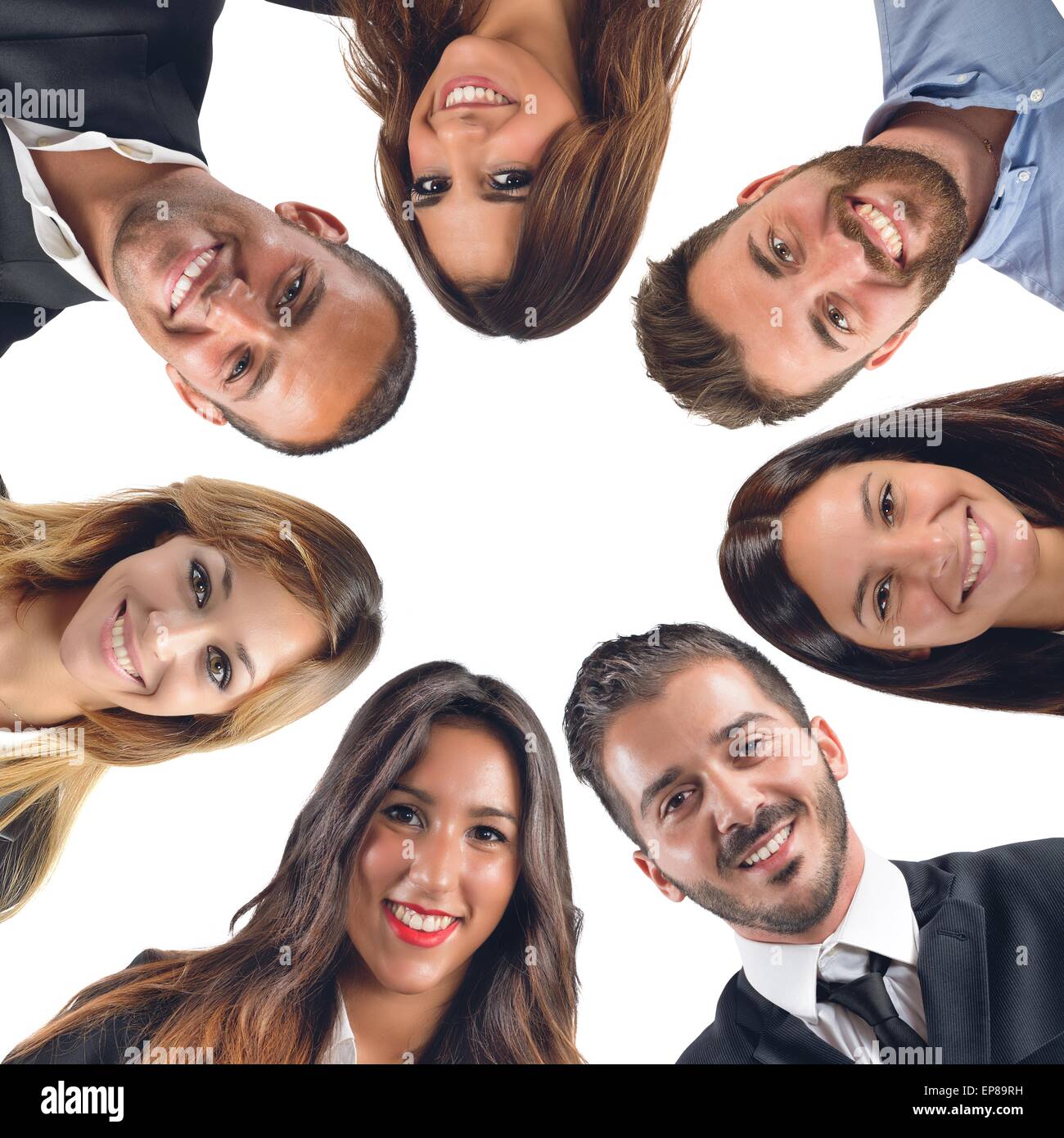 Happy team hi-res stock photography and images - Alamy