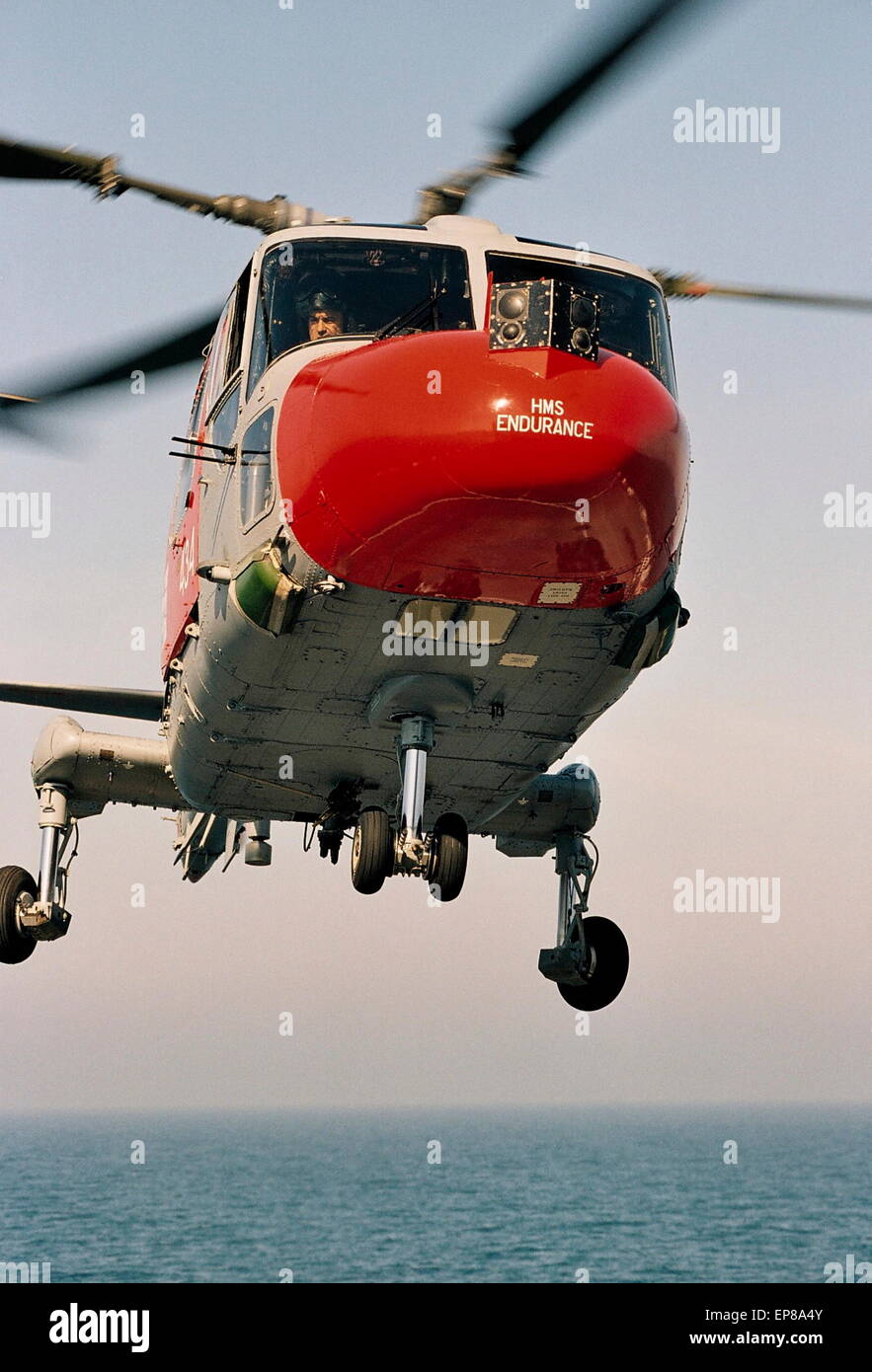 AJAXNETPHOTO SEP 2003. - LIFT OFF - A LYNX HELICOPTER FROM THE FLIGHT ...