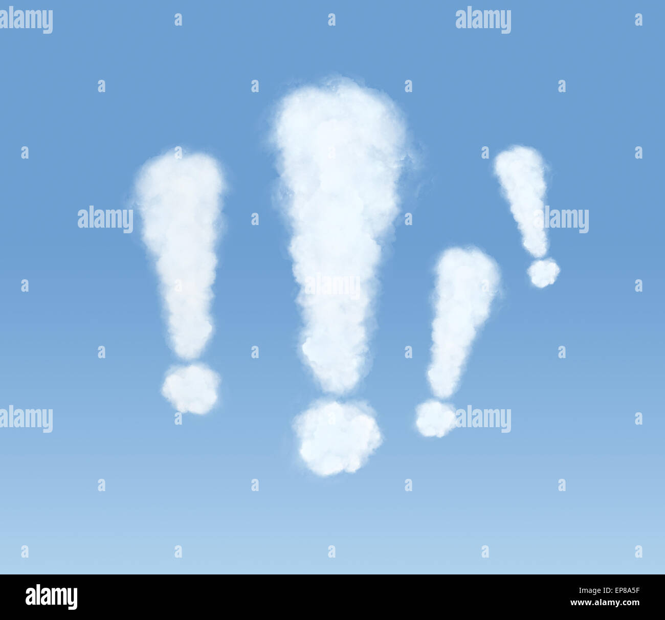 Exclamation mark business icon hi-res stock photography and images - Alamy