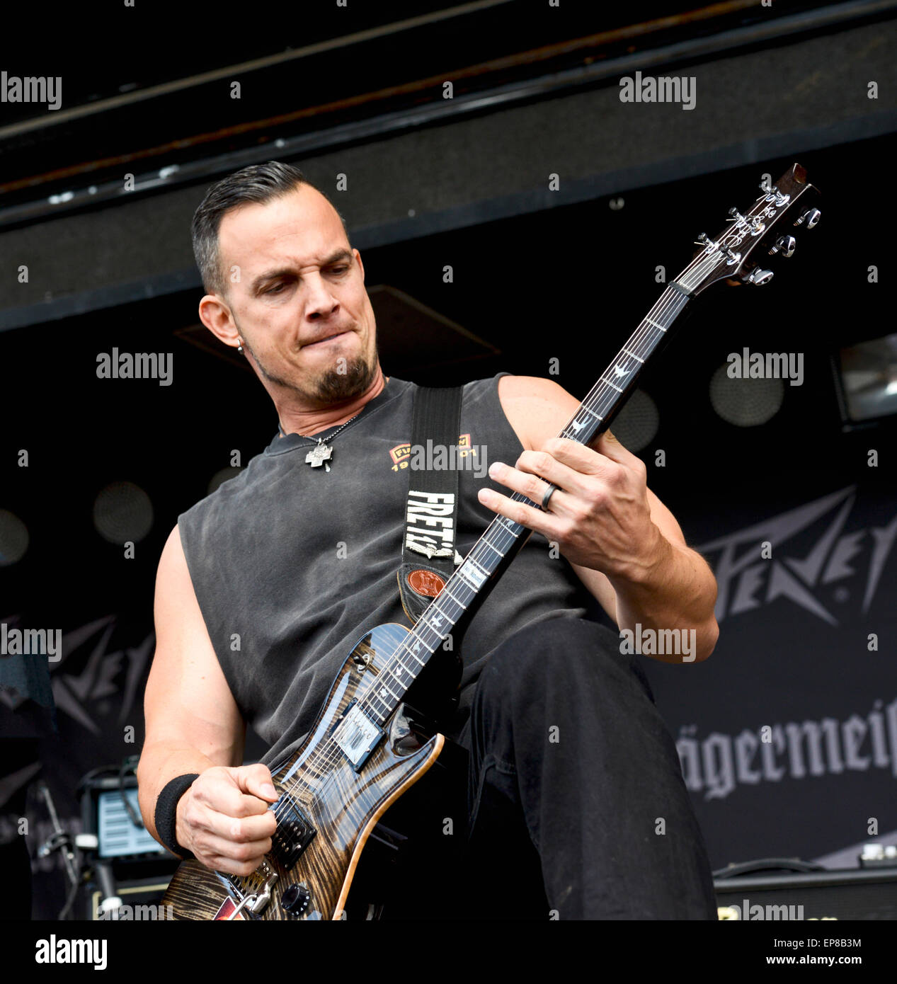 Mark Tremonti performing at the 2015 Monster Energy Carolina Rebellion ...