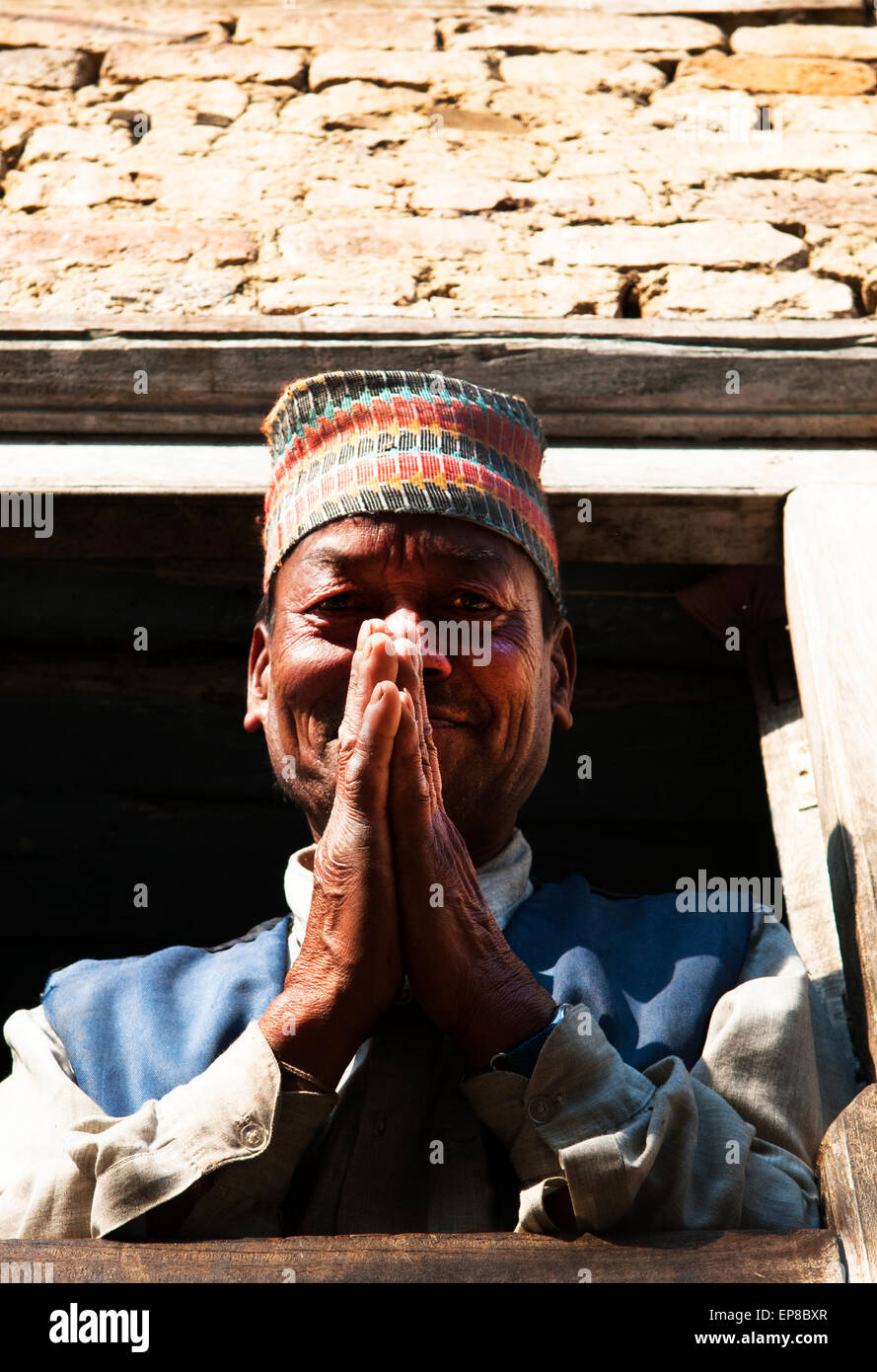 Nepal namaste hi-res stock photography and images - Alamy