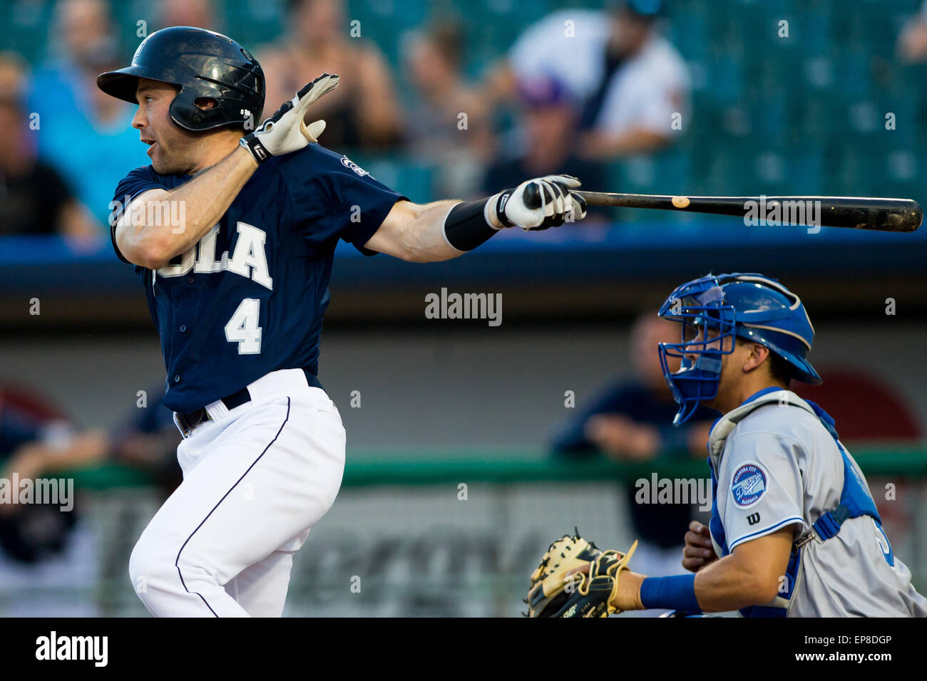 New Orleans, LA, USA. 14th May, 2015. New Orleans Zephyrs catcher Vinny ...