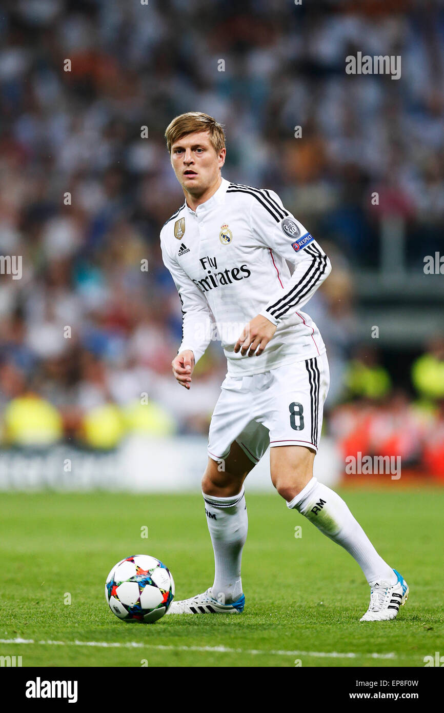 Madrid, Spain. © D. 13th May, 2015. Toni Kroos (Real) Football/Soccer ...