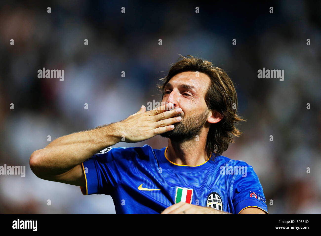 Santiago bernabeu stadium andrea pirlo hi-res stock photography and images - Alamy