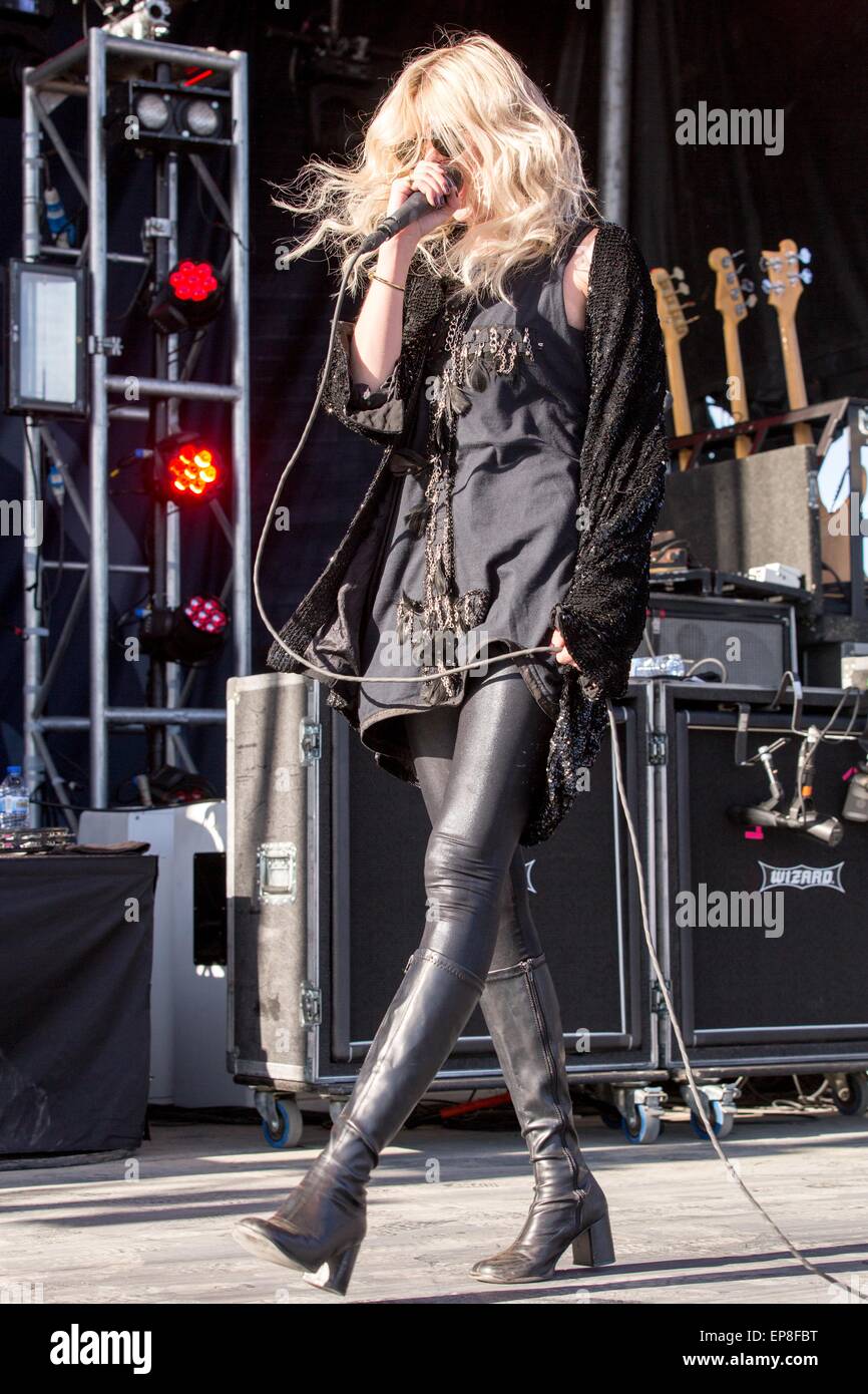 May 9, 2015 - Somerset, Wisconsin, U.S - Singer TAYLOR MOMSEN of Thre ...