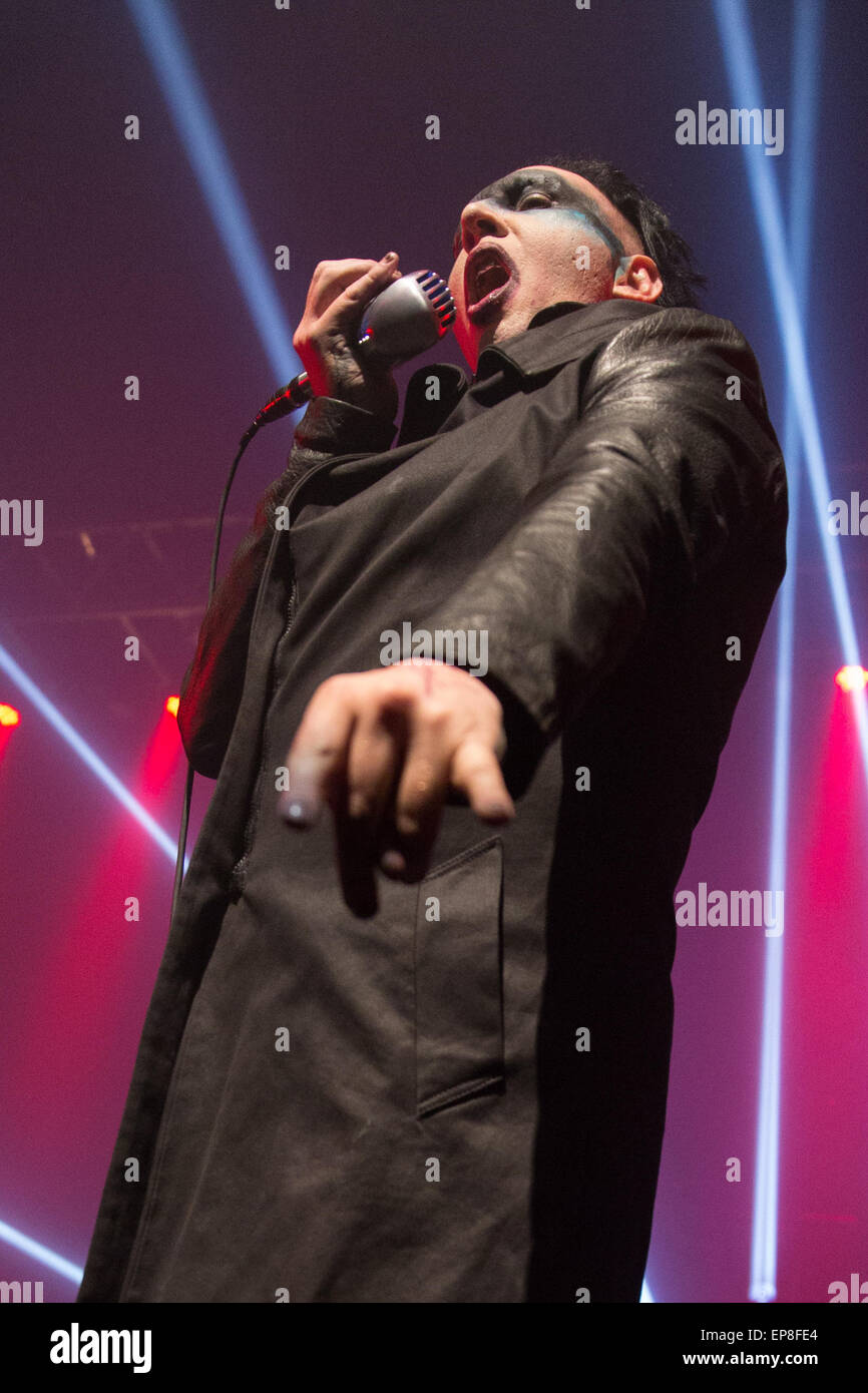 Madison, Wisconsin, USA. 12th May, 2015. Singer MARILYN MANSON performs ...
