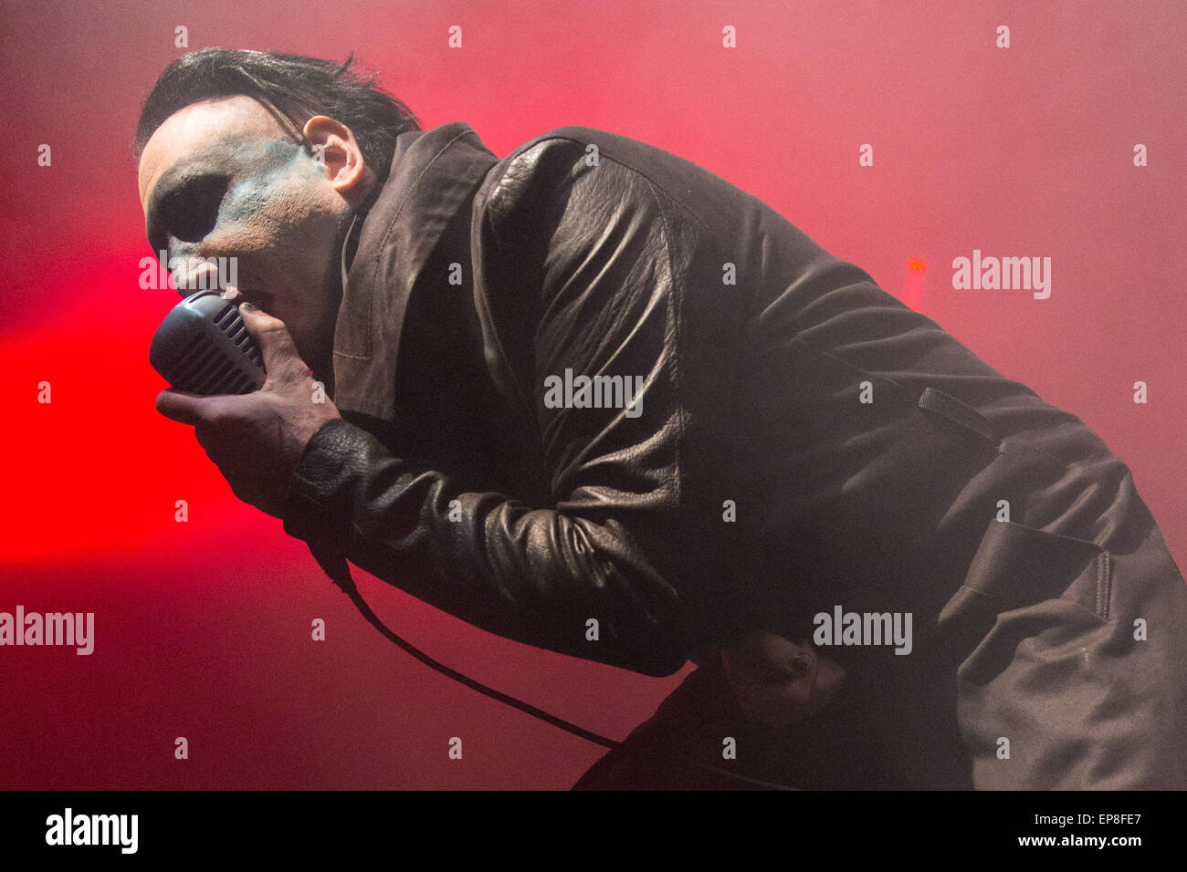 Madison, Wisconsin, USA. 12th May, 2015. Singer MARILYN MANSON performs ...