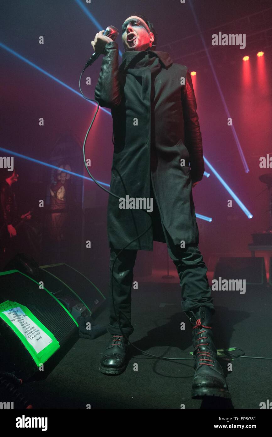 Madison, Wisconsin, USA. 12th May, 2015. Singer MARILYN MANSON performs ...