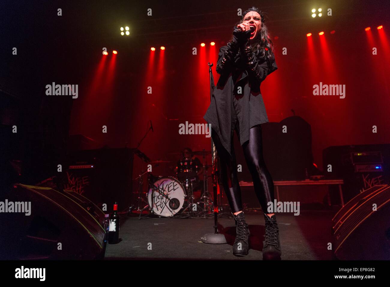 Madison, Wisconsin, USA. 12th May, 2015. Singer CHRISTINE CONNOLLY of ...