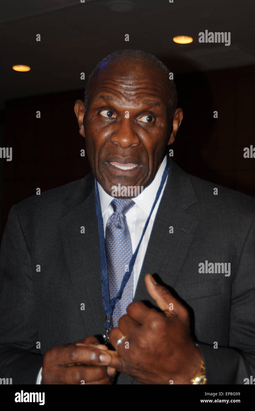 New York, New York, USA. 12th May, 2015. HARRY CARSON at the Grid Iron ...