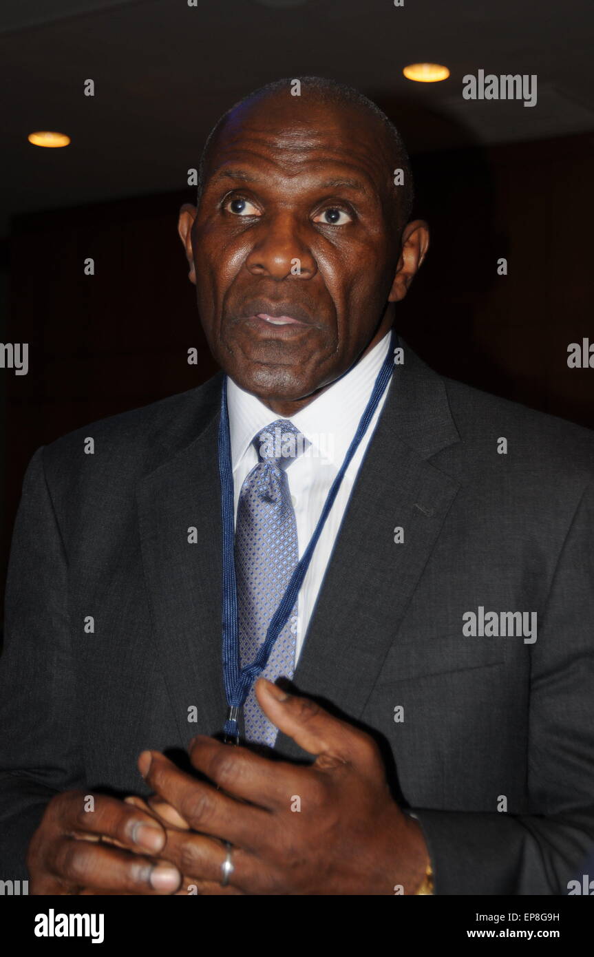 New York, New York, USA. 12th May, 2015. HARRY CARSON at the Grid Iron ...