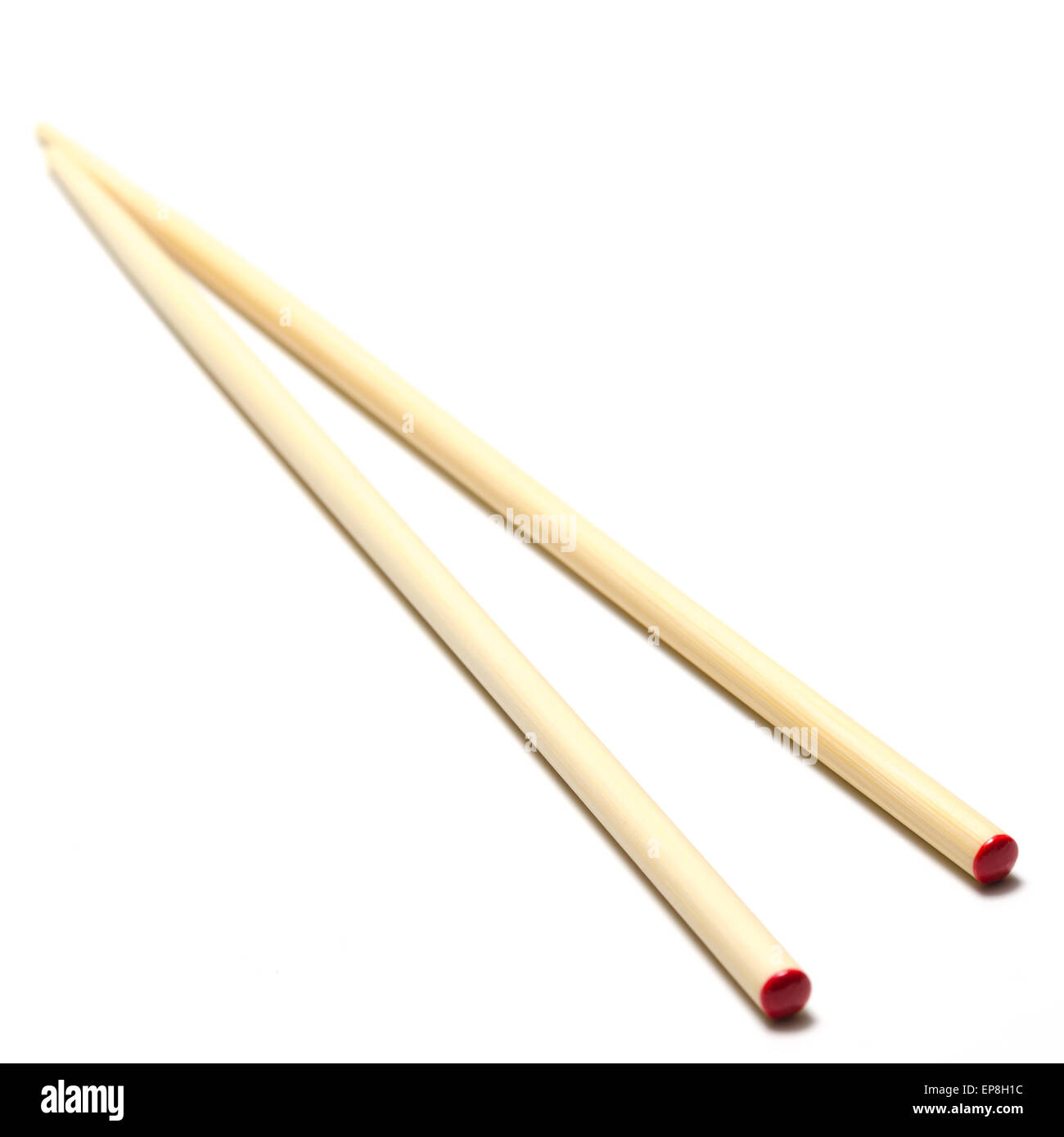 chopsticks on a white background Stock Photo - Alamy