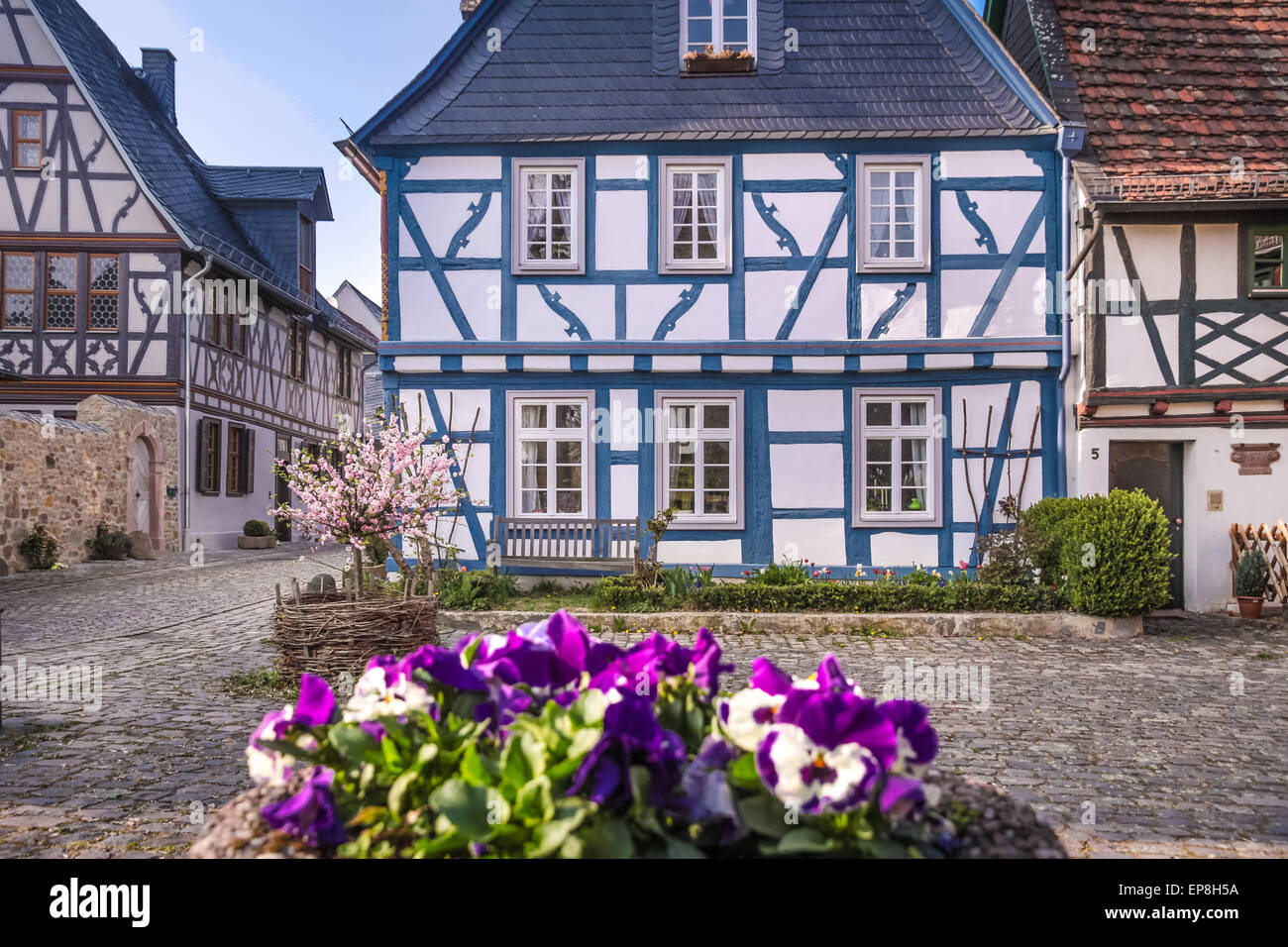 Old town of Eltville, Rheingau, Hesse, Germany Stock Photo - Alamy