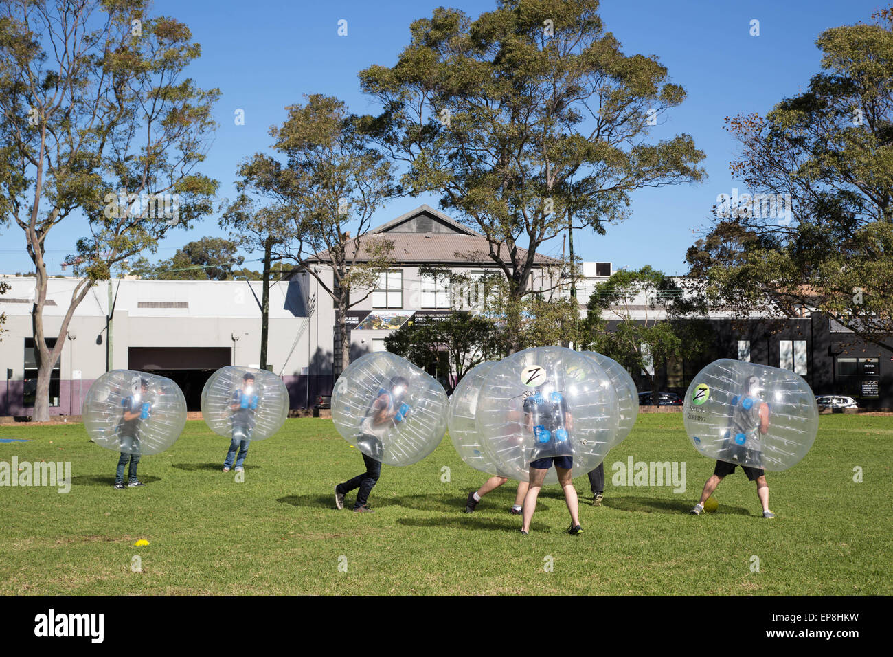 , bubble soccer australia hi-res stock photography and images - Alamy