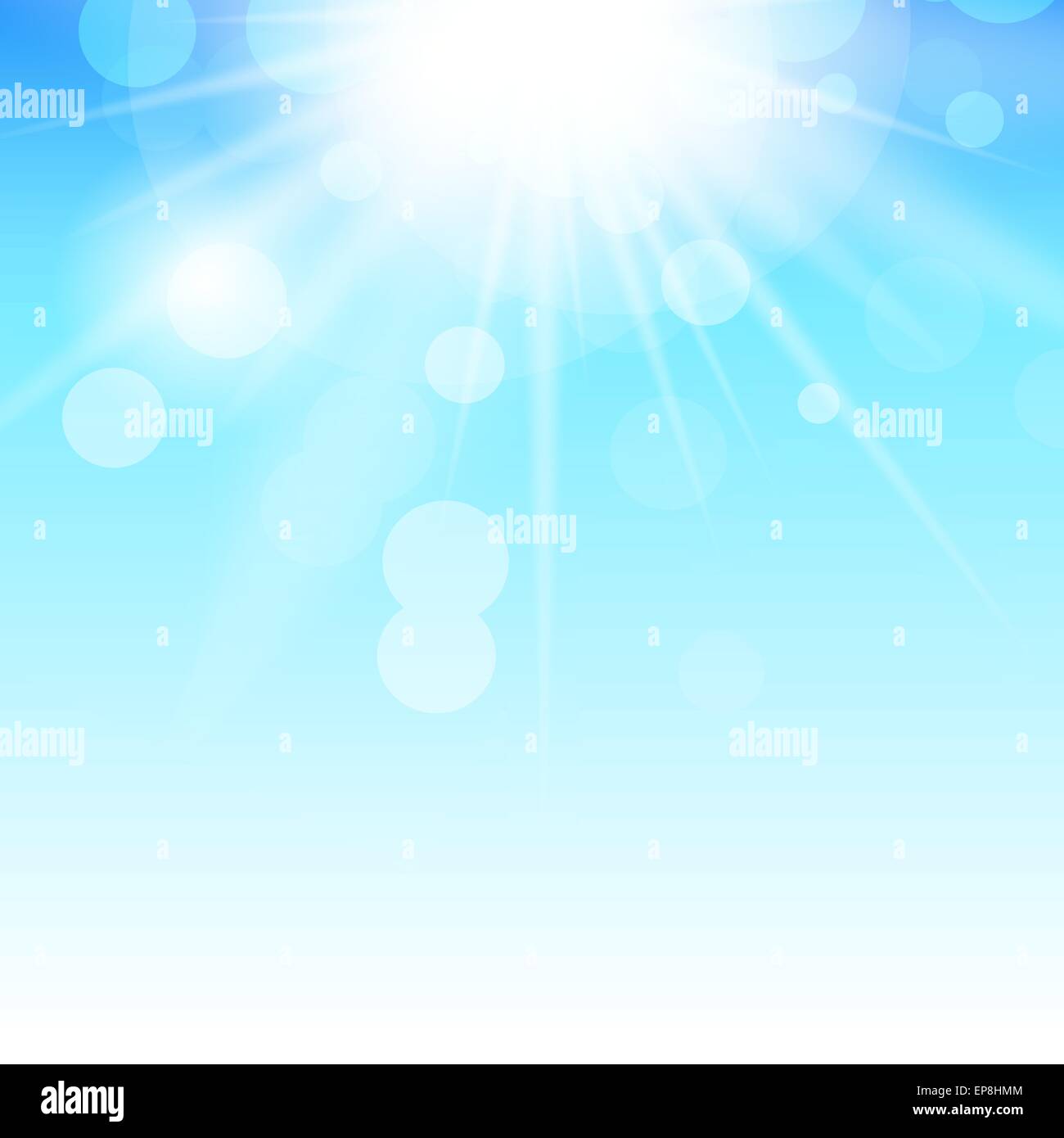 Natural Sunny Background Vector Illustration Stock Vector Image & Art ...