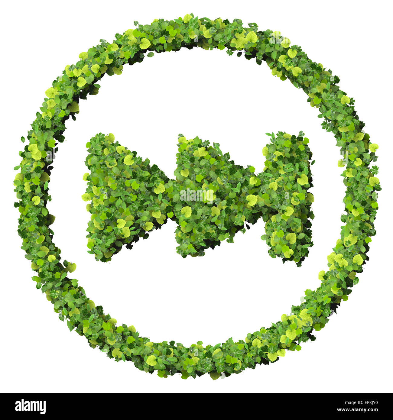 Green fast forward icon isolated Cut Out Stock Images & Pictures - Alamy