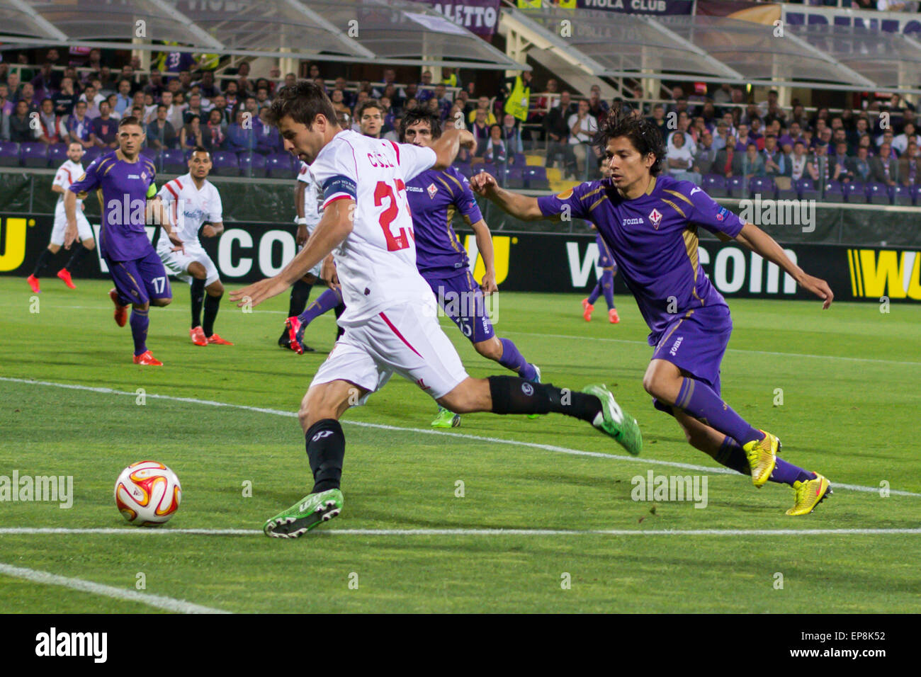 Coke (Sivilla), Matias Fernandez (Fiorentina), MAY 14, 2015 - Football ...