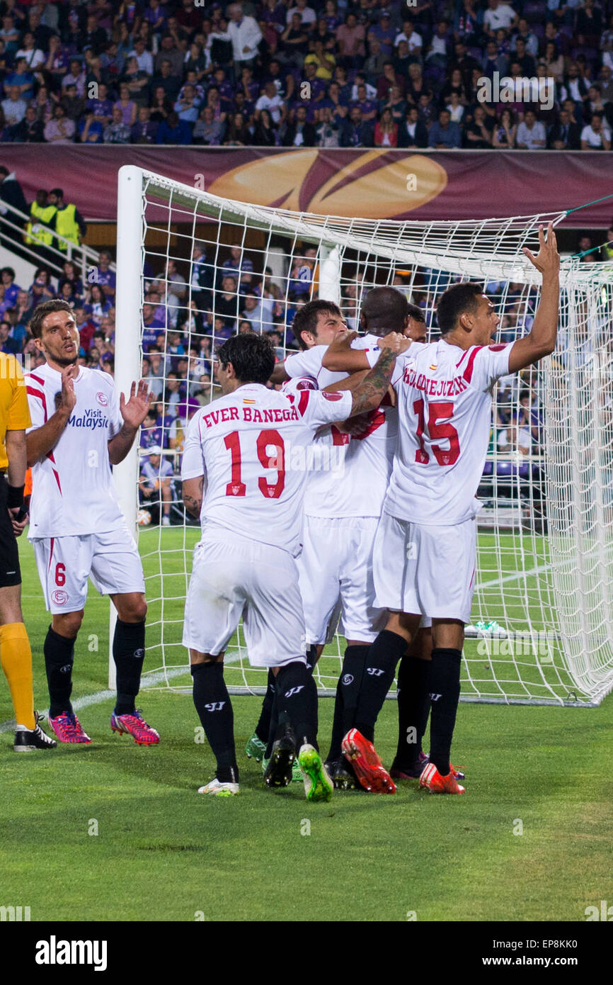 Sevilla team group, MAY 14, 2015 - Football / Soccer : Players of ...