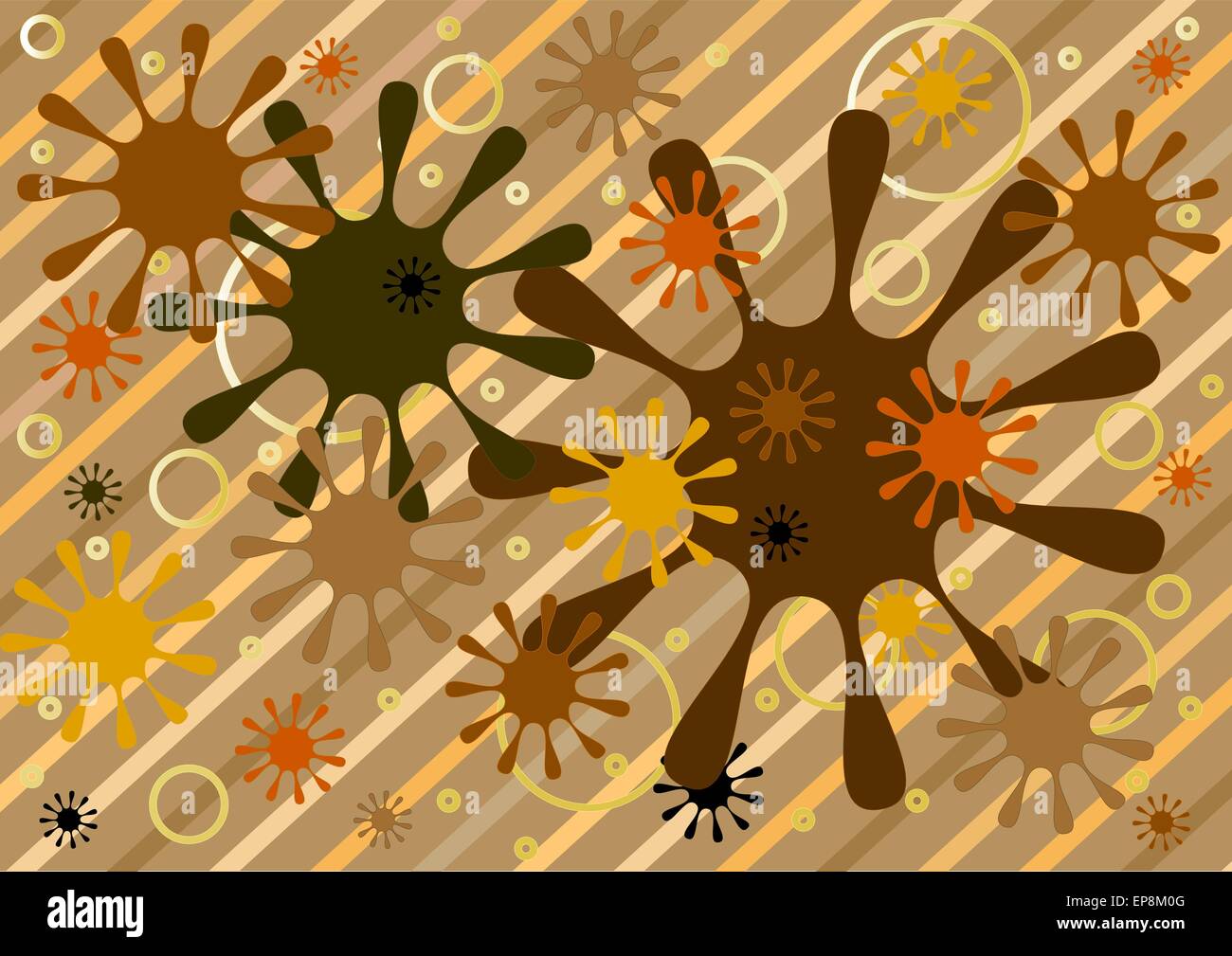 Beige flower forms Stock Vector Images - Alamy