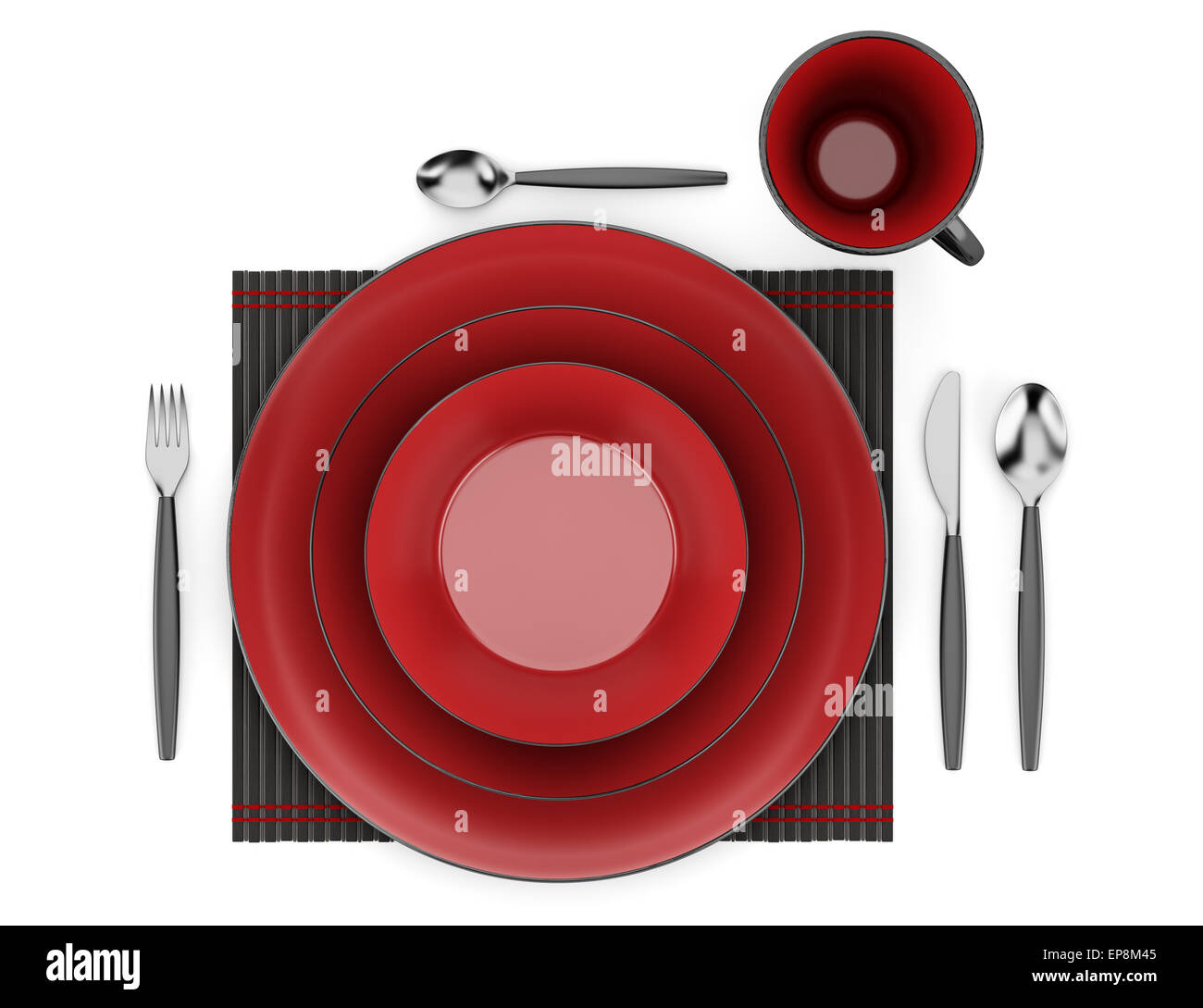 Japanese table setting Cut Out Stock Images & Pictures - Alamy