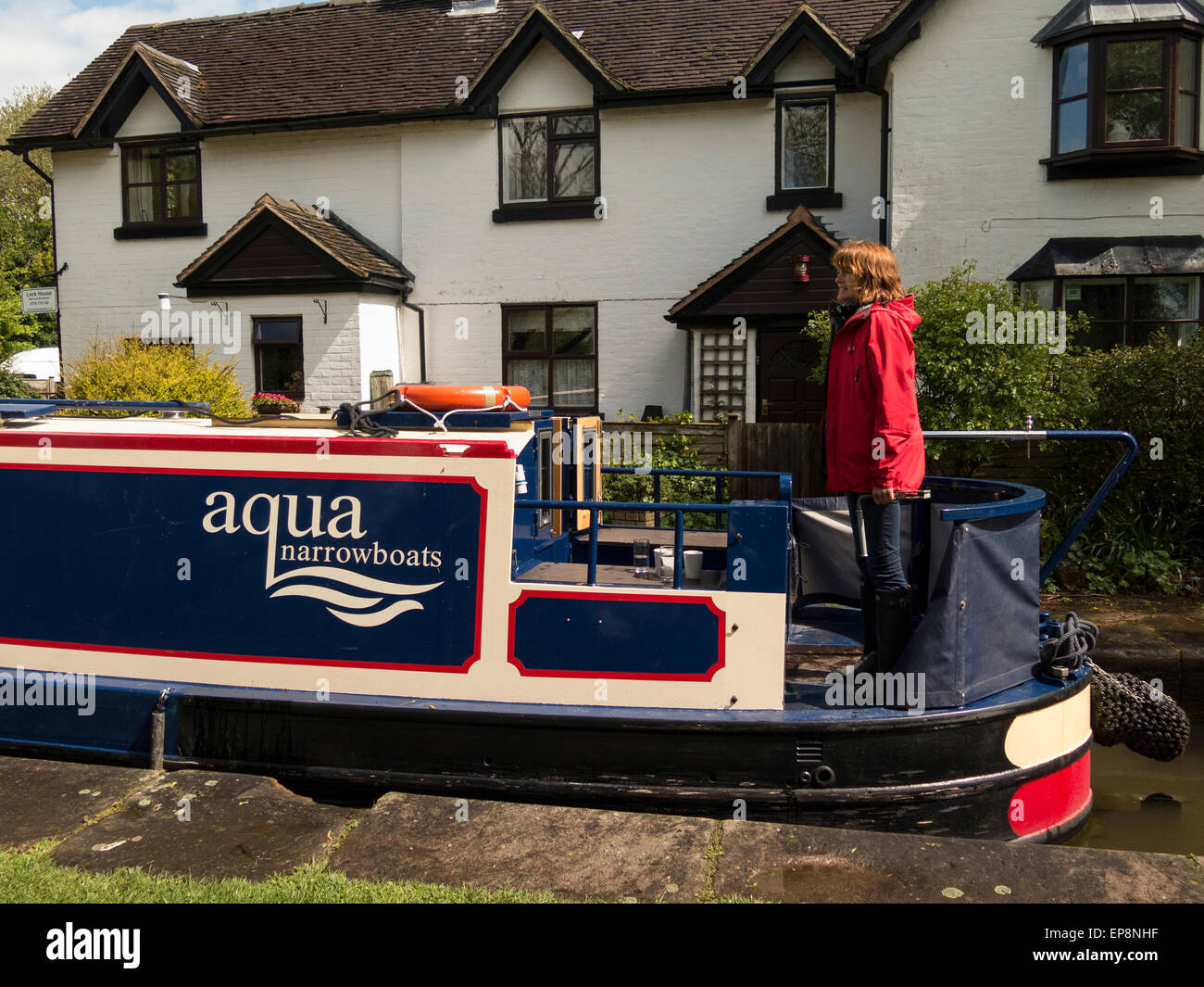 Staffordshire canal boat hi-res stock photography and images - Alamy