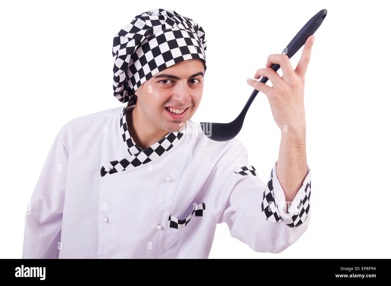 Male cook isolated on the white Stock Photo - Alamy