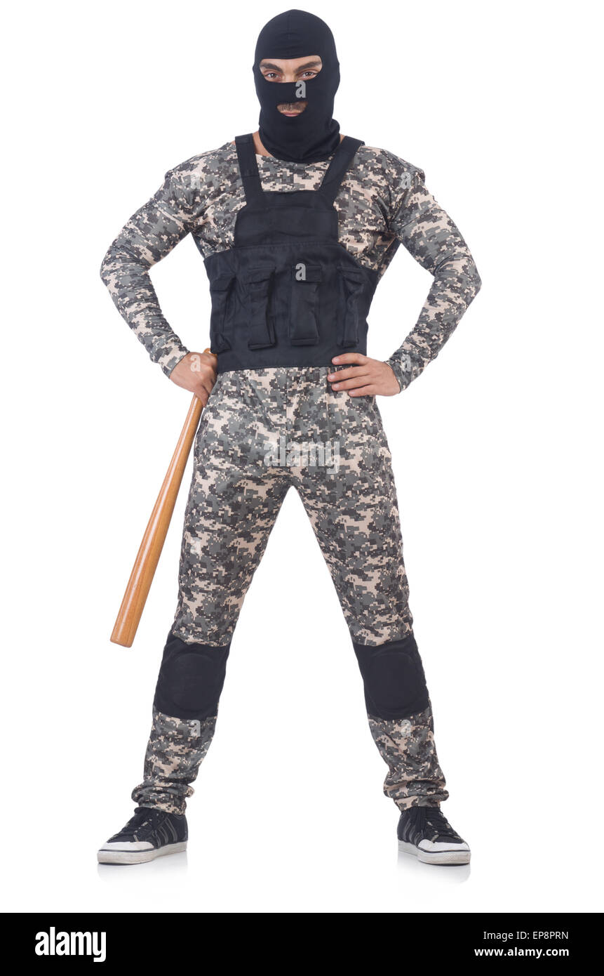 Army police baton isolated hi-res stock photography and images - Alamy