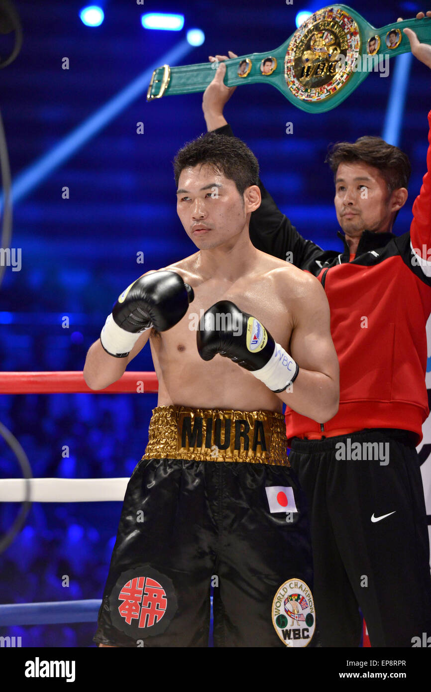 Tokyo, Japan. 1st May, 2015. Takashi Miura (JPN) Boxing : Takashi Miura ...