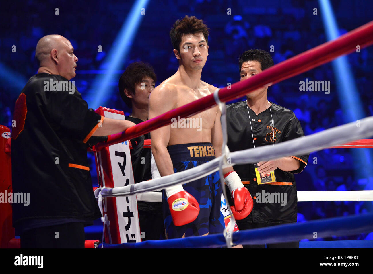 Tokyo, Japan. 1st May, 2015. (L-R) Rudy Hernandez, Shin Yamato, Ryota ...
