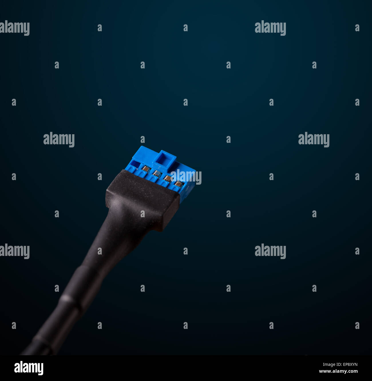 Electric cable with copy space Stock Photo - Alamy