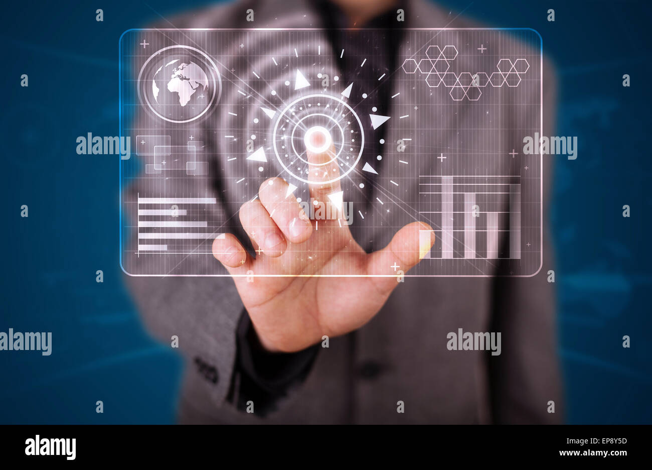 High tec business man hi-res stock photography and images - Alamy
