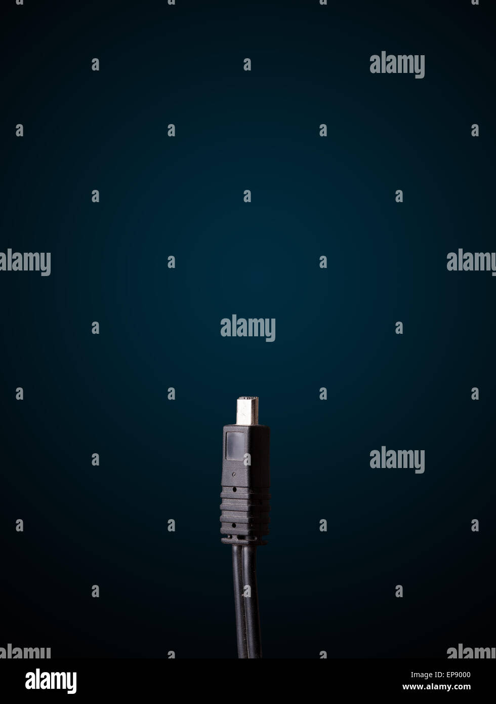 Electric cable with copy space Stock Photo - Alamy