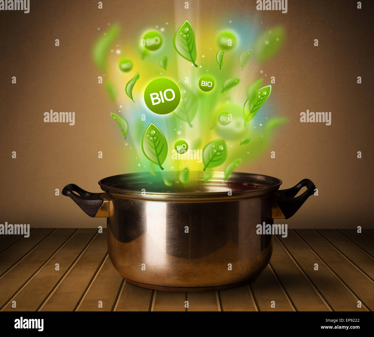 bio signs coming out from cooking pot Stock Photo - Alamy