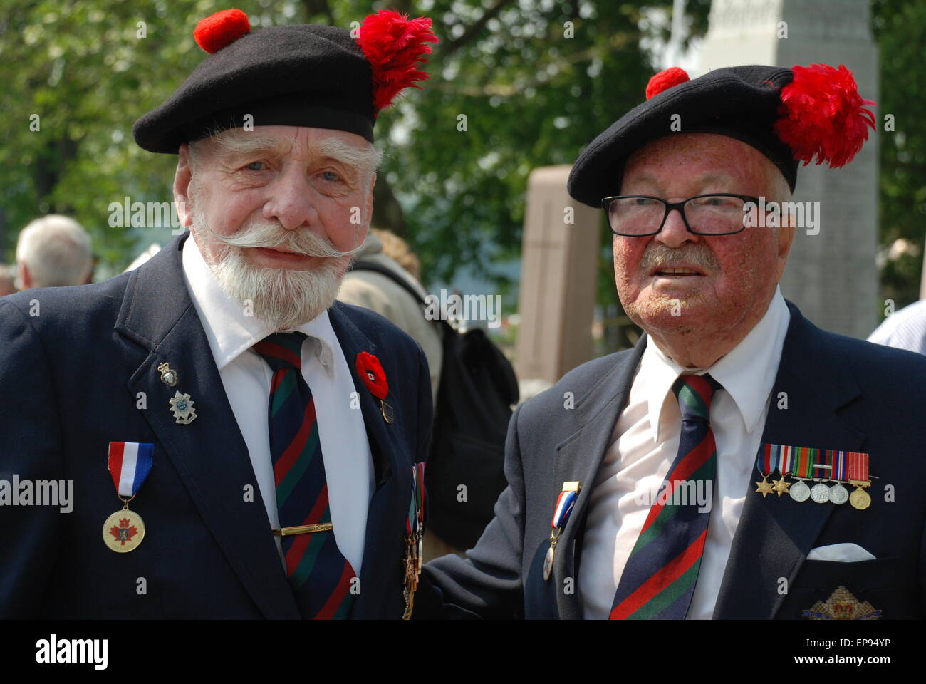 Niagara Falls, Canada: war veterans Stock Photo - Alamy