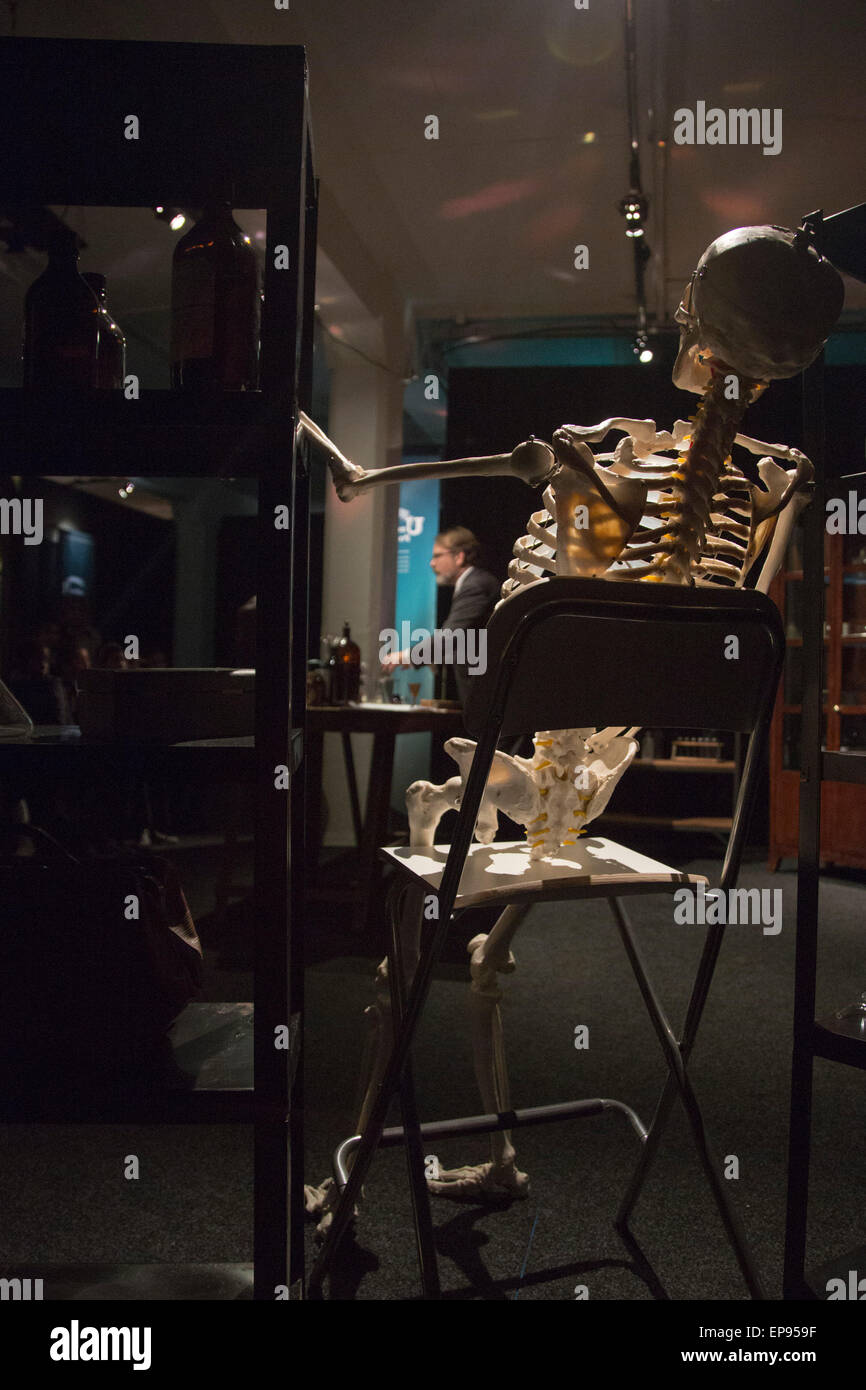 London, UK. 14 May 2015. Curator Mark Siddall gives a talk about ...