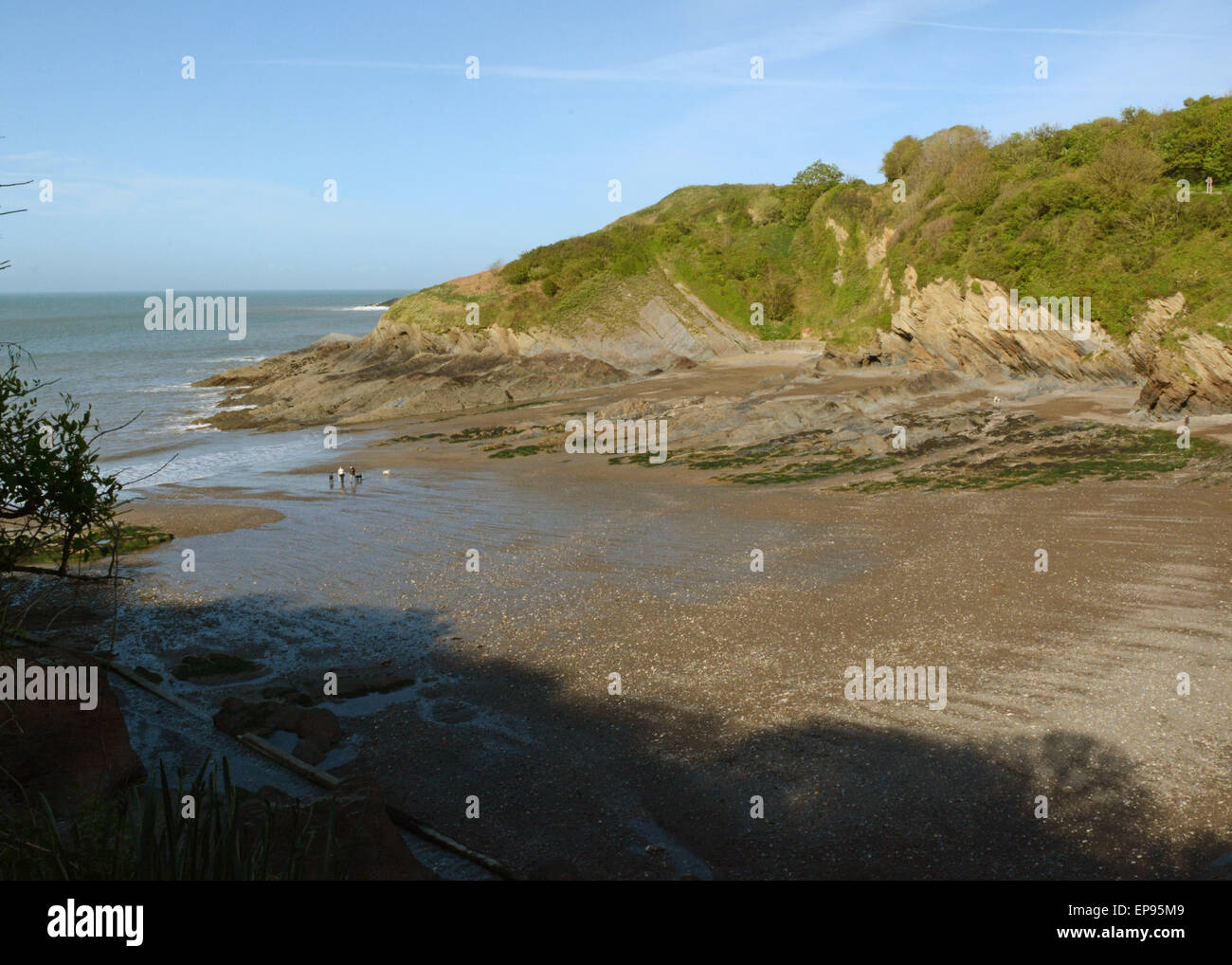 Hele Bay, Near Ilfracombe North Devon Stock Photo - Alamy